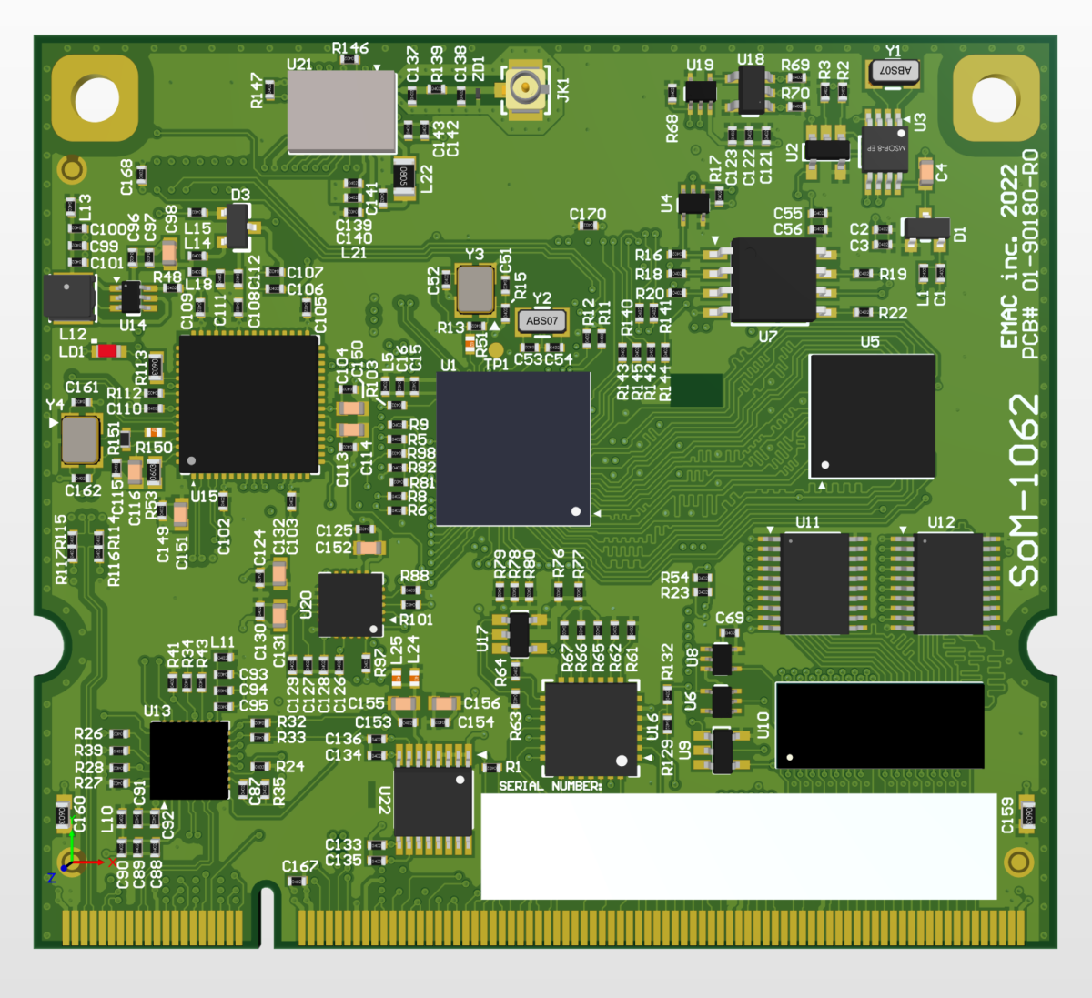 SOM-1062M - NXP i.MX RT1062 System on Module NXP i.MX RT1062 - EMAC inc.