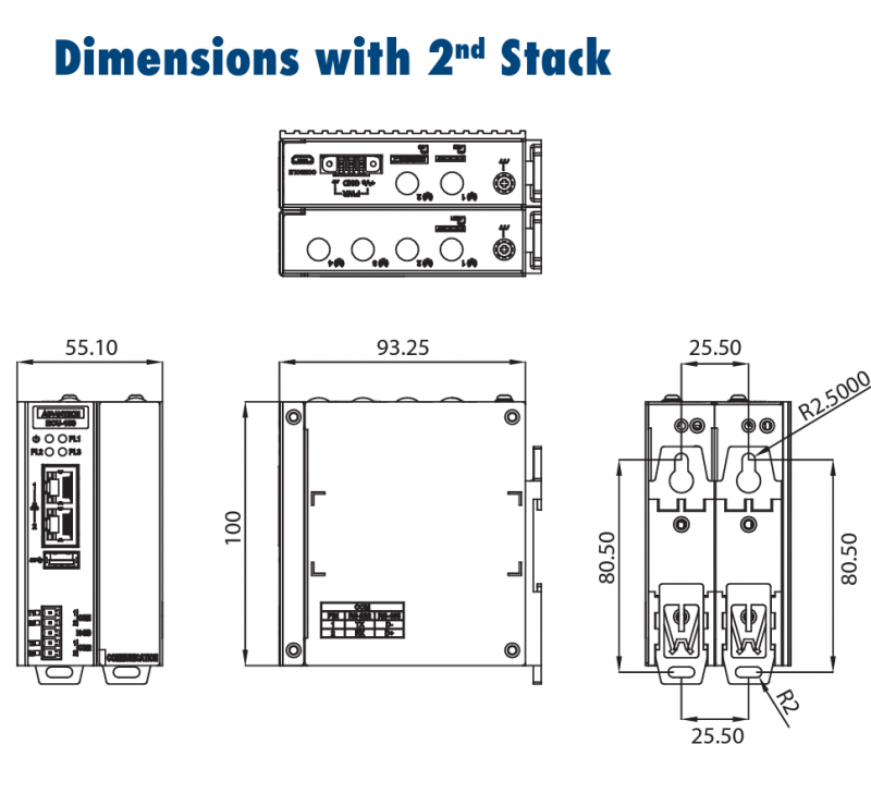 ECU-150 NXP IMX8 Industrial ARM IoT Gateway - EMAC inc.