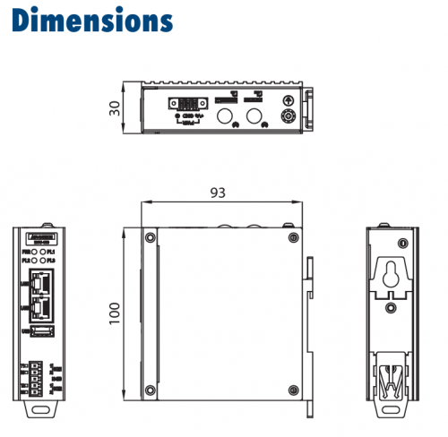ECU-150 NXP IMX8 Industrial ARM IoT Gateway - EMAC inc.